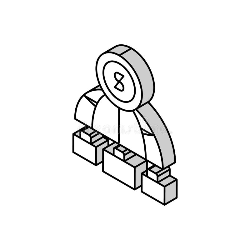 Trade Union Isometric Icon Vector Illustration Stock Vector ...