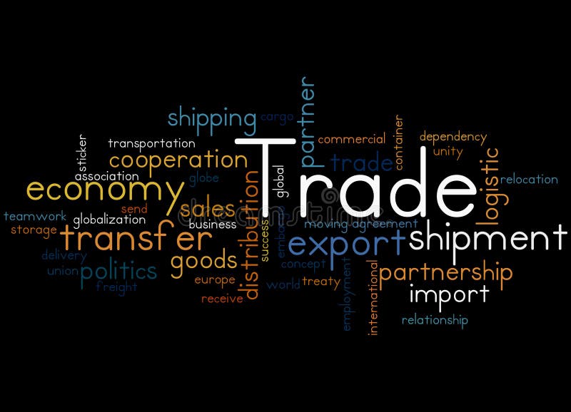 Globalization Word Cloud Hand Sphere Concept Stock Illustration ...