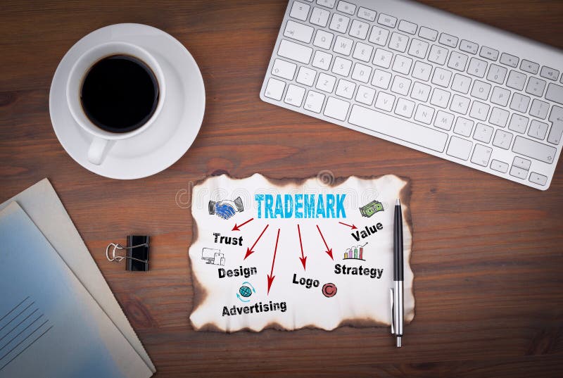 Trademark Business Concept. Abstract Strategy and Success Background ...