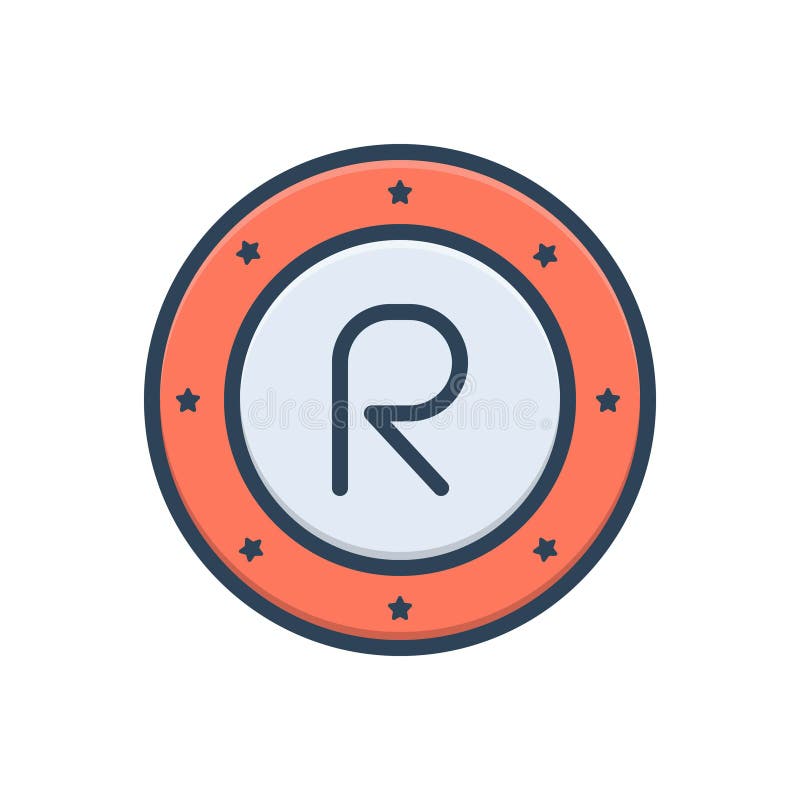 Color Illustration Icon for Trademark, Label and Trade Stock Vector ...
