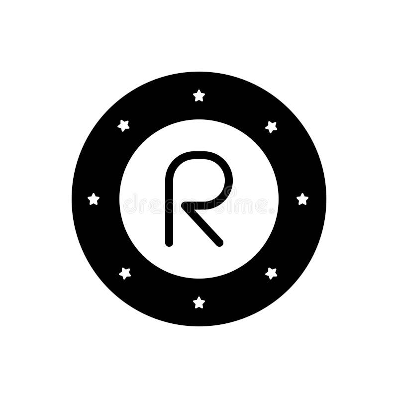 Black Solid Icon for Trademark, Label and Legal Stock Illustration ...