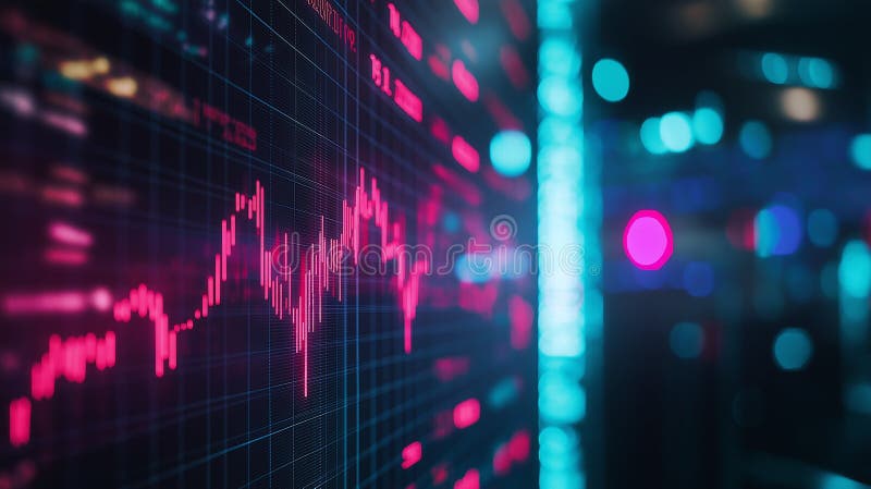 Trader Analyzing Data on Virtual Screen. Price Graph Stock Image - Image of financial, wealth ...