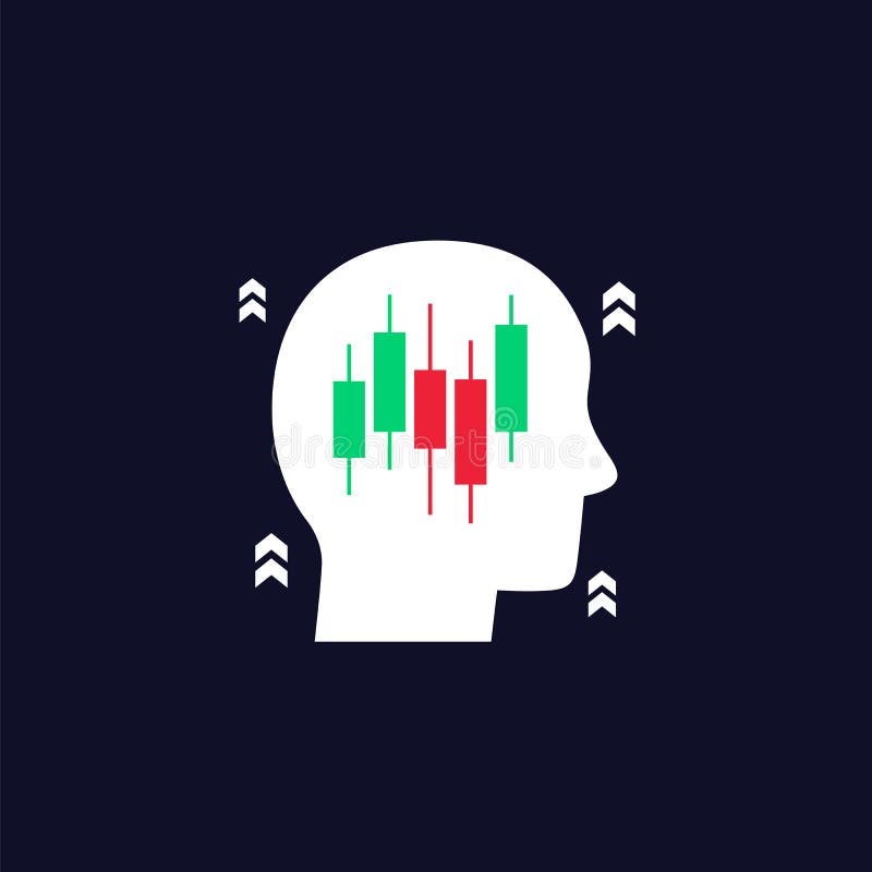 Trader, Broker Icon with a Head, Vector Stock Vector - Illustration of ...