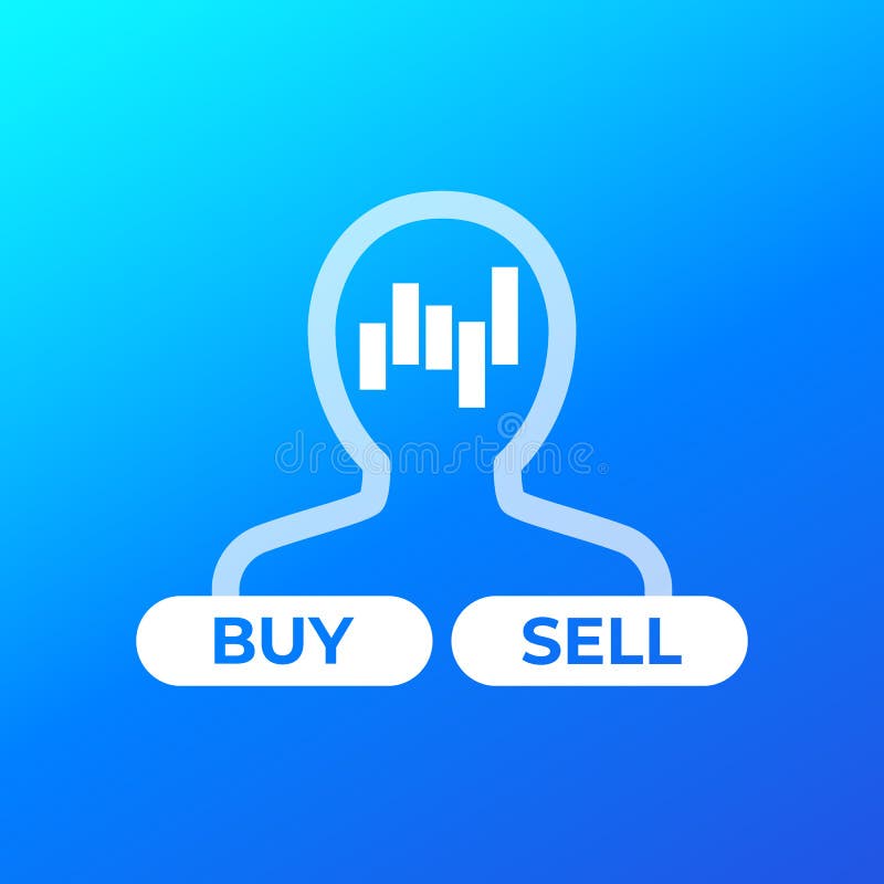 Trader or Broker Icon, Vector Stock Vector - Illustration of index ...