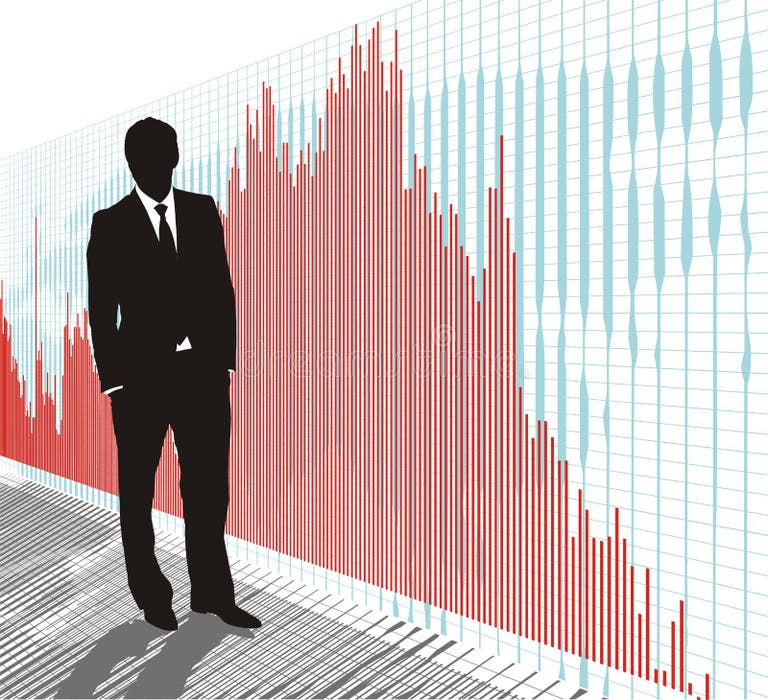 Trader-businessman, vector stock vector. Illustration of outline - 8261478