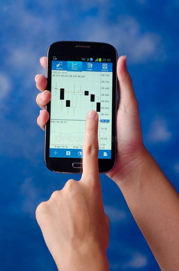 Trader stock photo. Image of screen, monitor, tablet - 30425826