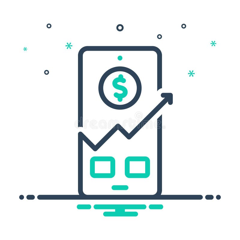 Mix Icon for Trader, Merchant and Dealer Stock Vector - Illustration of ...