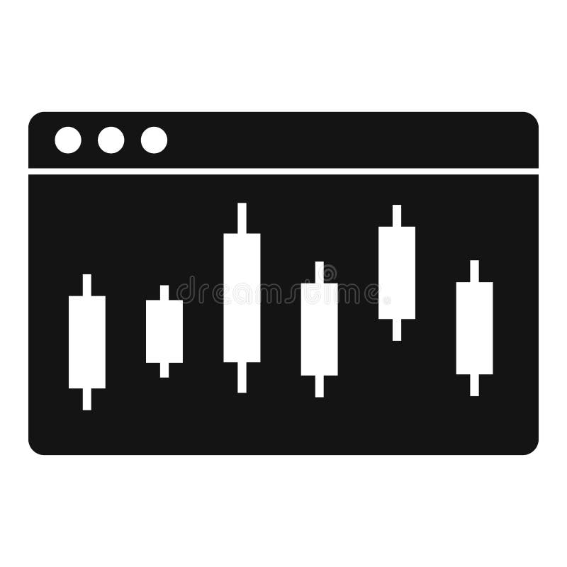 Trader Web Page Icon, Simple Style Stock Vector - Illustration of icon ...