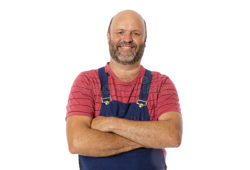 Tradesman Portrait on White Stock Image - Image of lifestyles, white ... Tradesman Portrait on White Stock Image - Image of lifestyles, white ...