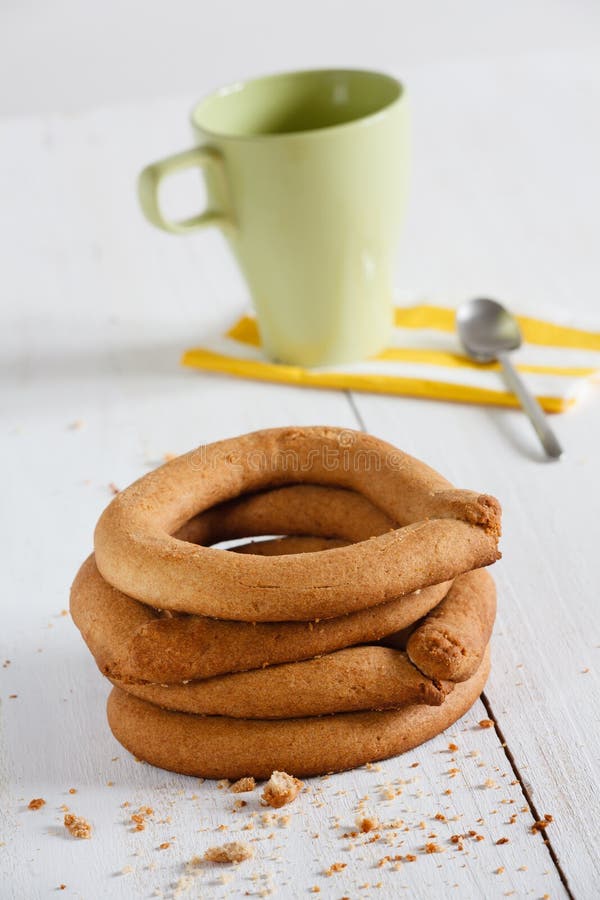 Tradicional Portuguese Pastry Rings Stock Photo - Image of delicious ...