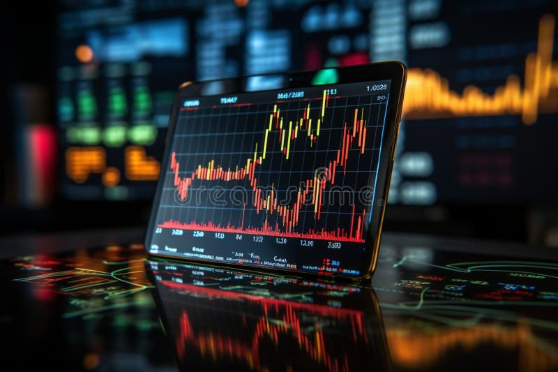 Trading Analytics Stock Graph Displaying Sell and Buy Signals for ...