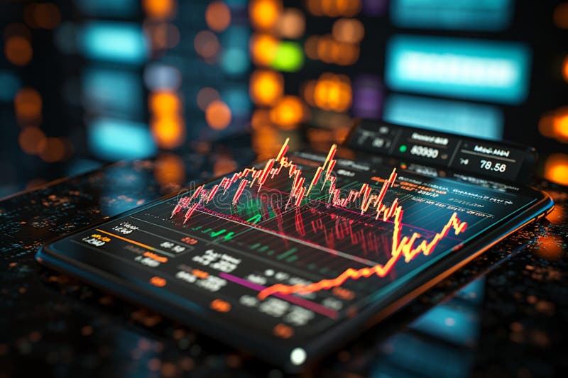 Trading Analytics Stock Graph Displaying Sell and Buy Signals for ...