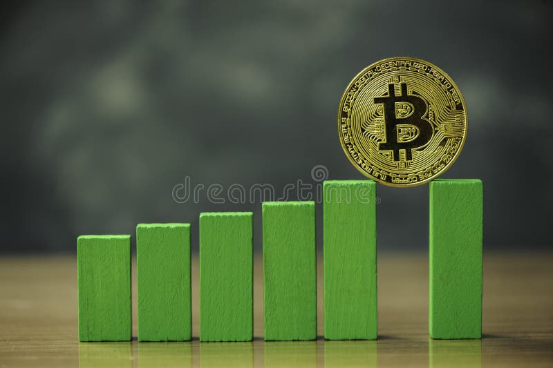 Bitcoin wood block game stock photo. Image of crypto - 114558106