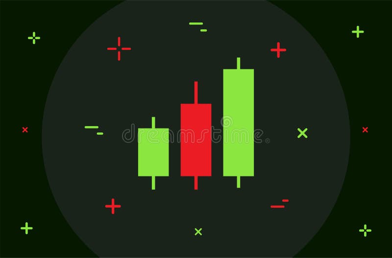 Trading. Candle Stick stock vector. Illustration of modern - 245736617