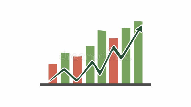 Trading Chart with Rising Pattern Stock Video - Video of trading ...