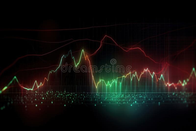 Trading Diagrams Indexes and Investments Stock Illustration ...