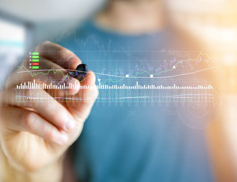 Trading Forex Data Information Displayed on a Stock Exchange Int Stock ...