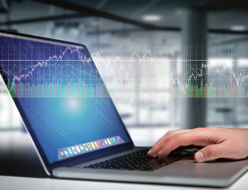 Trading Forex Data Information Displayed on a Stock Exchange Int Stock ...