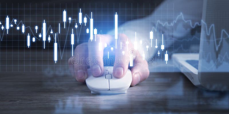 Trading Graph. Internet, Technology Stock Image - Image of trade, graph ...