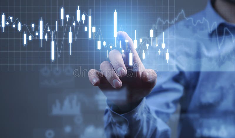 Trading Graph. Internet, Technology Stock Photo - Image of intelligence ...