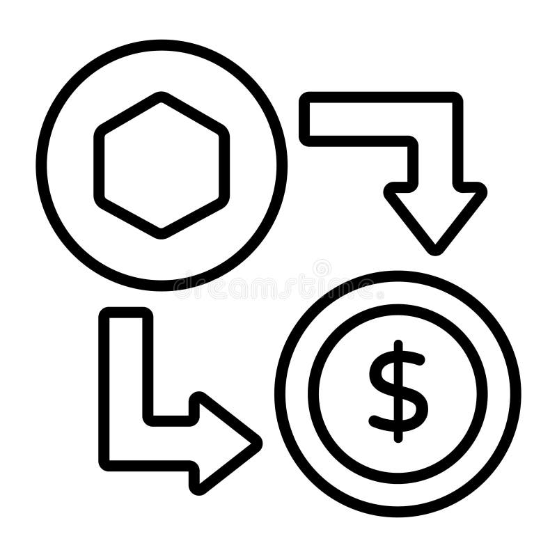 Trading Icon, Non-fungible Token, Digital Technology Stock Vector ...