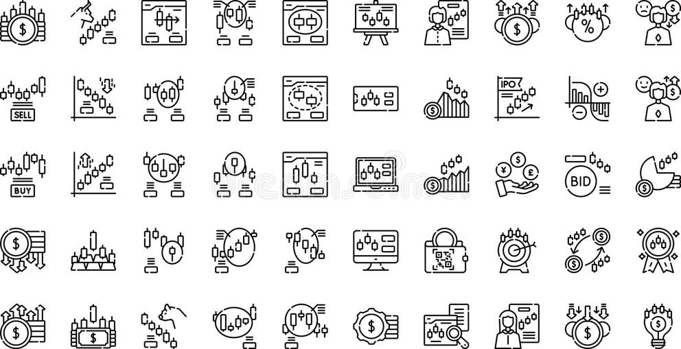 Trading Icons High-Quality Vector Icons Collection with Editable Stroke ...