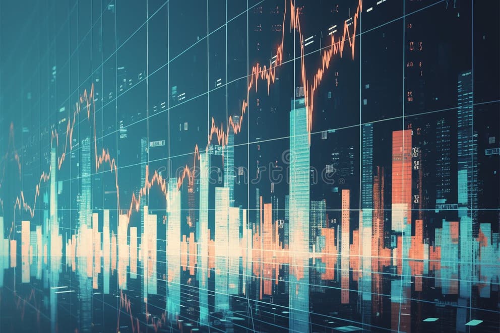 Trading Insights Graph Chart Representing the Dynamics of Trading ...