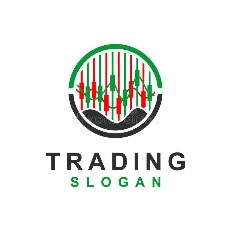 Trading Logo Design with Circle Concept Stock Vector - Illustration of ...