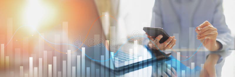 Trading and Market Analysis with Data Visualization on a Wide Banner ...