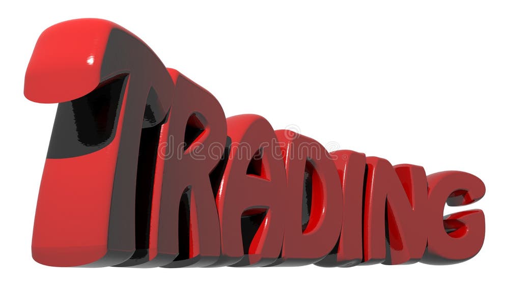 Trading red stock illustration. Illustration of financial - 83103628