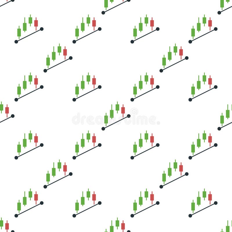 Trading Signals Vector Crypto Analytics Seamless Pattern Stock Vector ...