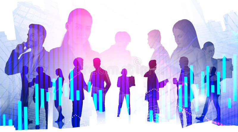 Trading Team Concept, Forex Graphs Stock Image - Image of business ...