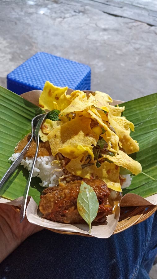 Tradisional Meal from East Java Indonesia Called Pecel Stock Image ...
