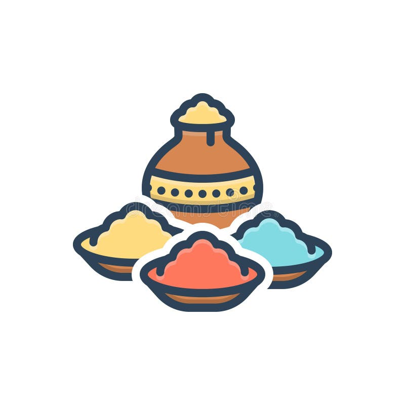 Color Illustration Icon for Tradition, Convention and Culture Stock ...