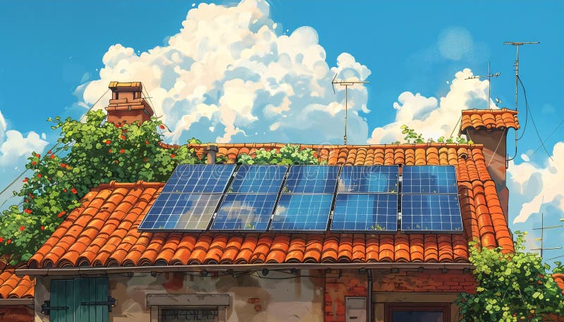 Tradition Meets Technology: Vibrant Solar Panel Cleaning on Old Brick ...