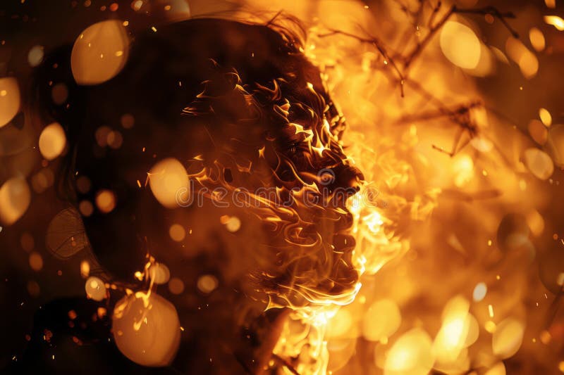 The Tradition and Religious Connotations of a Burning Effigy Stock ...