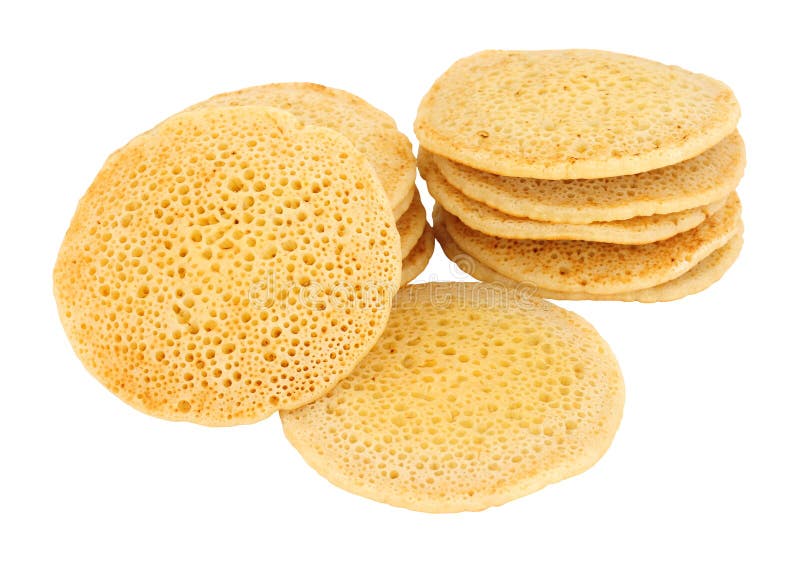 English Crumpet (Pikelet) stock photo. Image of heap - 29576752