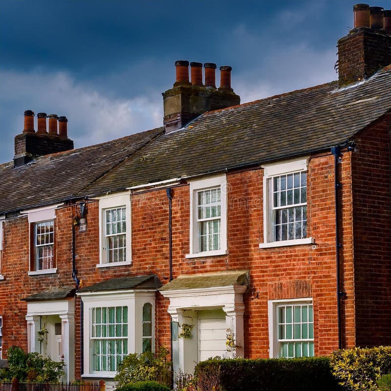 Traditiona British House, AI Generated Stock Illustration ...