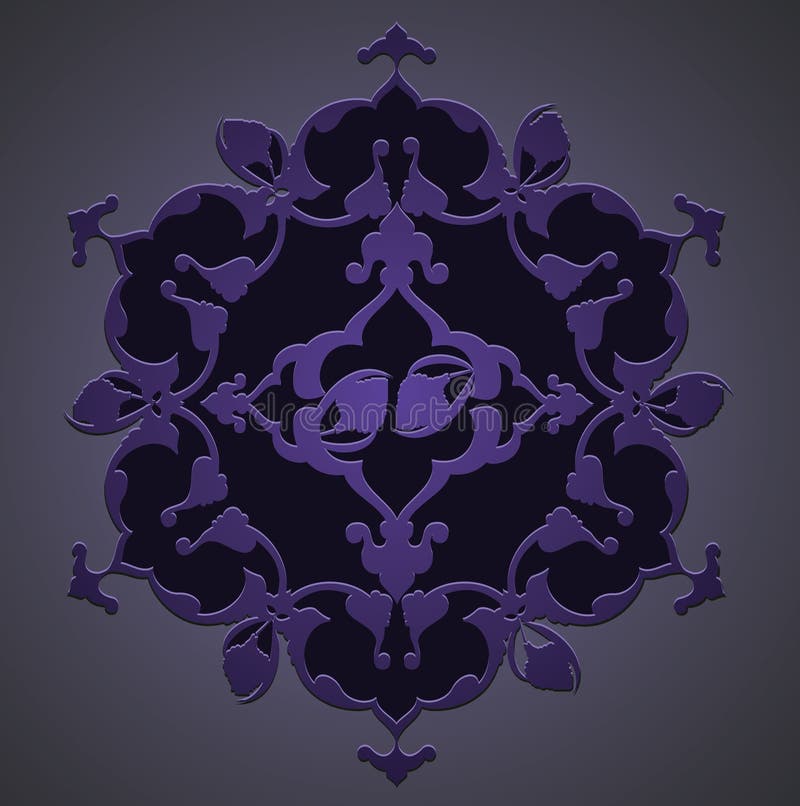 Traditional Abstract Design Stock Vector - Illustration of leaf, damask ...