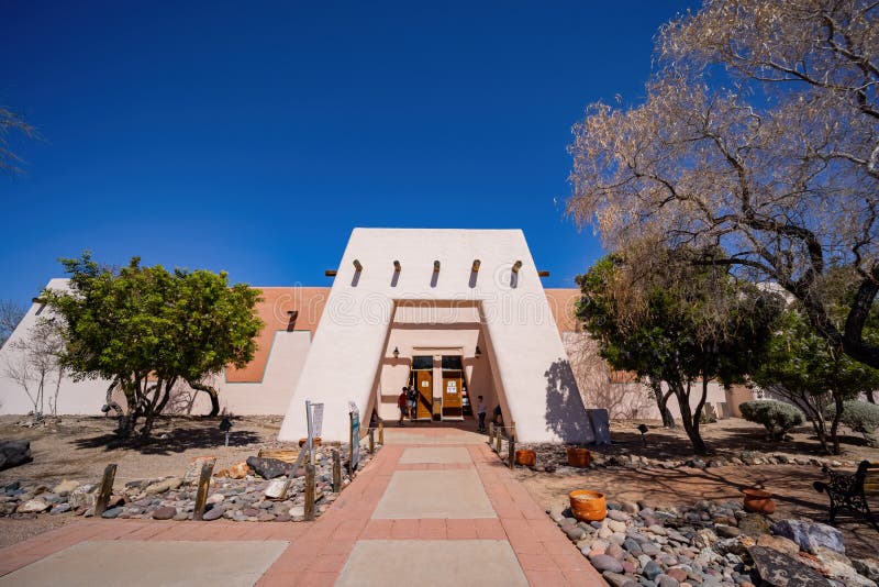 Traditional Adobe Building of the Clark County Museum Editorial Photo ...