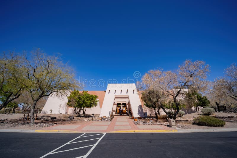 Traditional Adobe Building of the Clark County Museum Editorial ...
