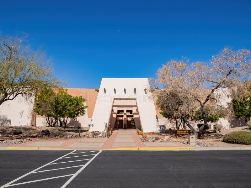 Traditional Adobe Building of the Clark County Museum Editorial ...