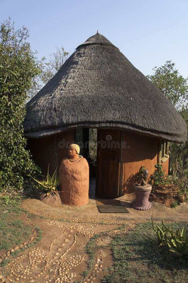 Rondavel stock photo. Image of straw, african, tribal - 4488414