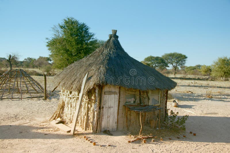 Traditional African Hut stock photo. Image of underdeveloped - 1678678