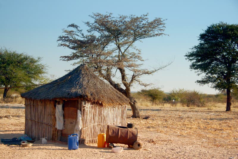 Rural African hut stock photo. Image of roof, thatch - 33471492