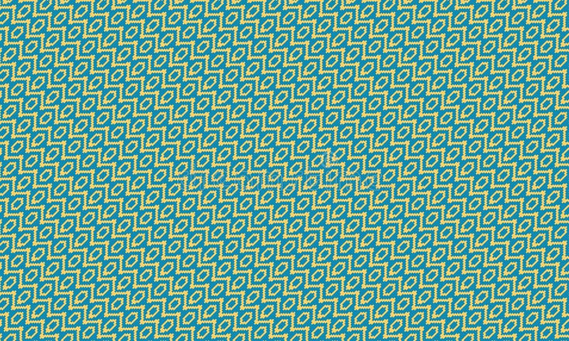 Seamless African Pixel Pattern with Geometric Diamond Motif Design ...