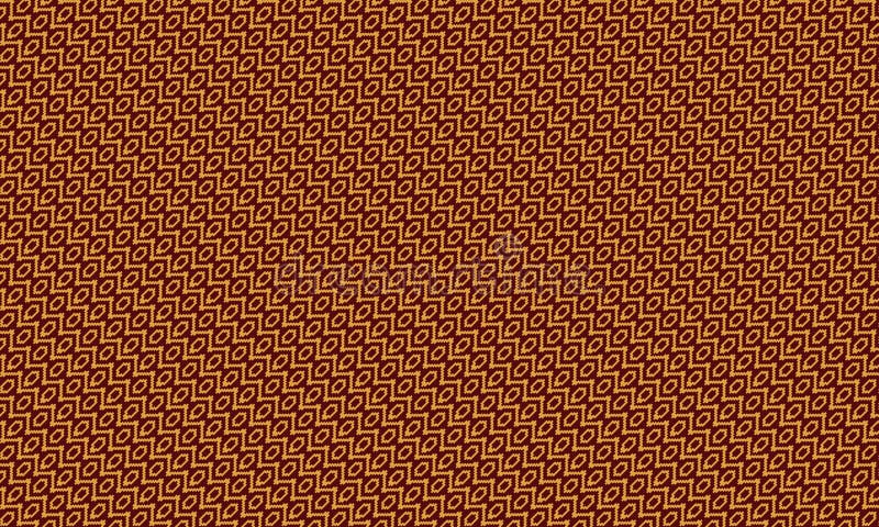 Seamless African Pixel Pattern with Geometric Diamond Motif Design Stock Illustration ...