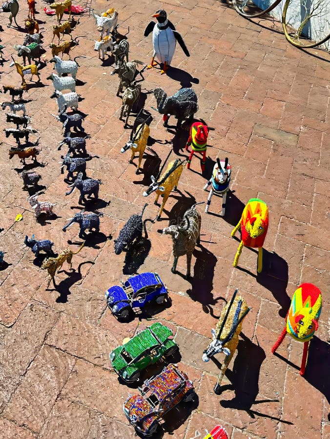 Traditional African Wired and Beaded Craft Stock Photo - Image of ...