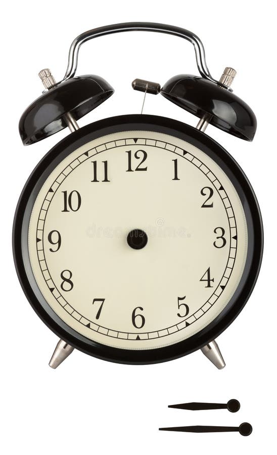 Traditional Alarm Clock stock image. Image of sleep, hand - 37811871
