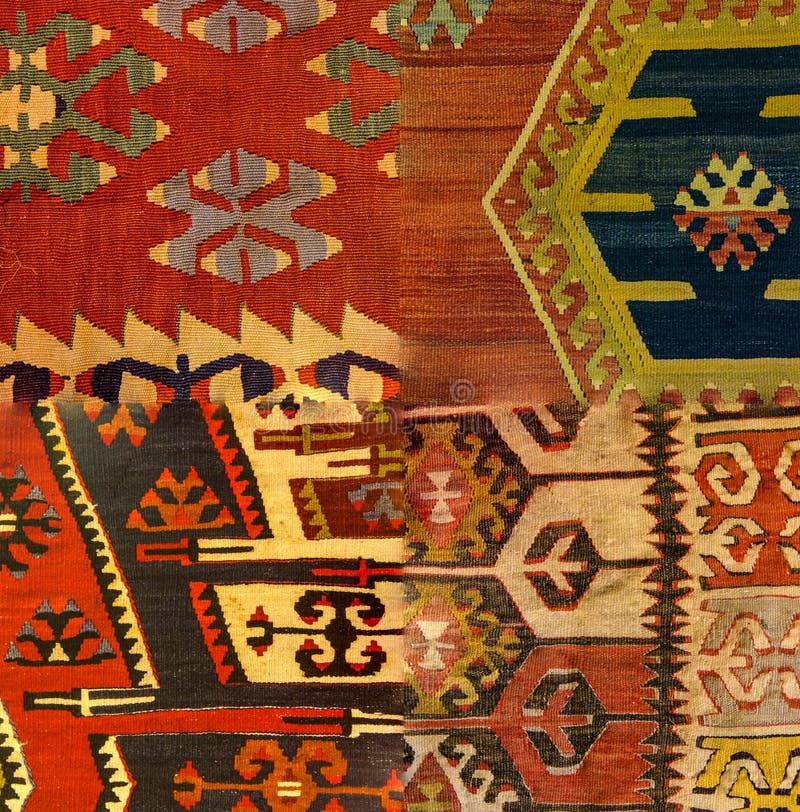 Traditional Anatolian Pattern Stock Photo - Image of kilim, cappadocia ...